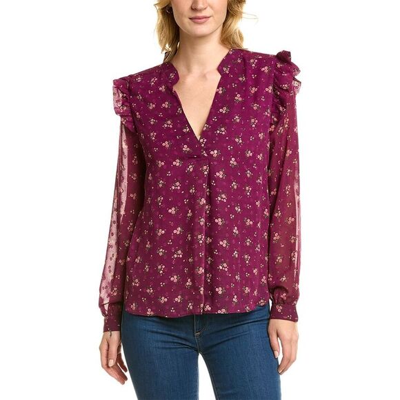 ANNA KAY | Tops | Anna Kay Clip Dot Blouse | Poshmark